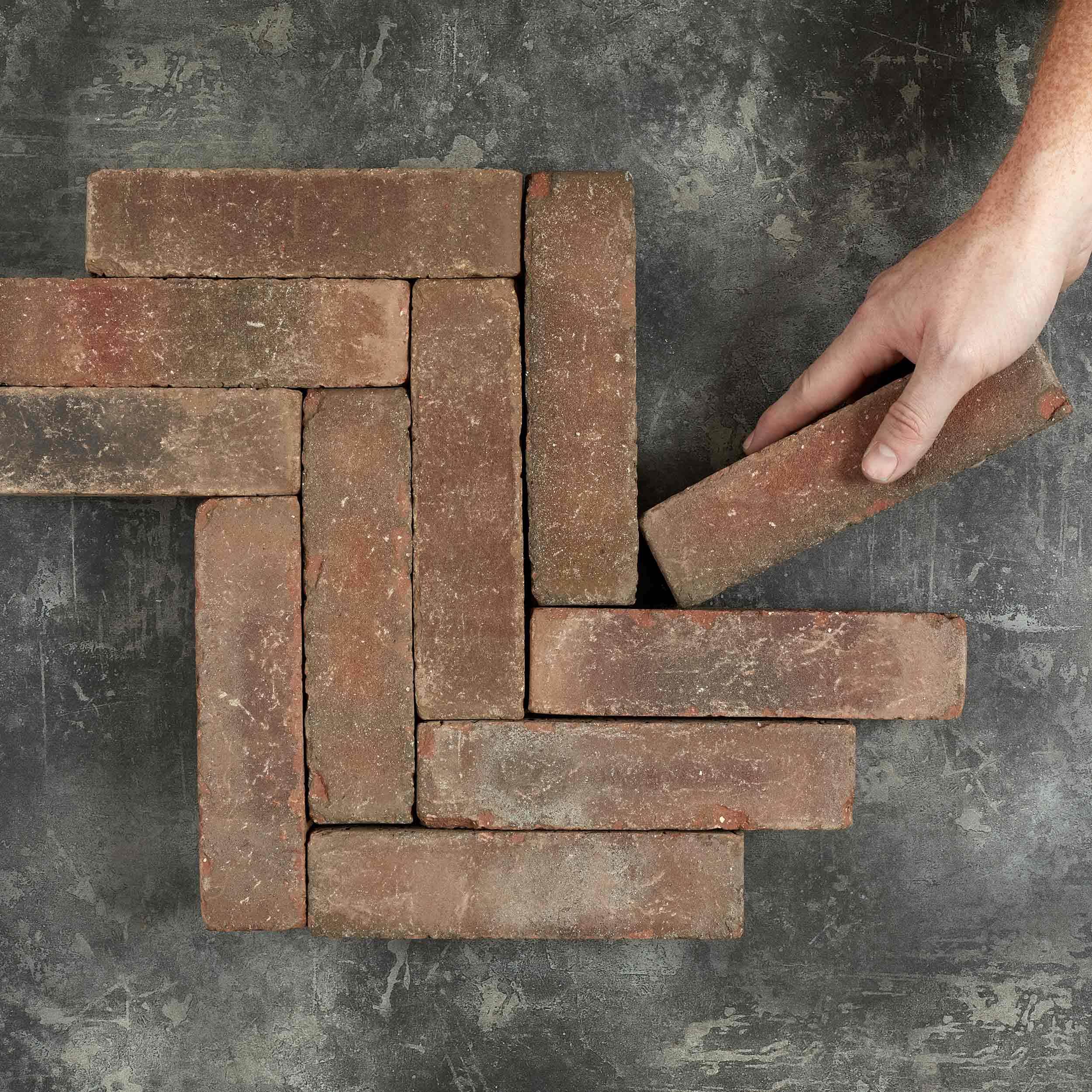 Abbey Dark Multi | Brick Pavers Clay Pavers | London Stone